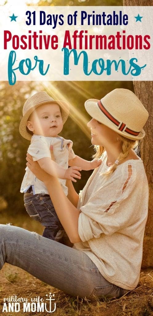 31 Days of Positive Affirmations for Moms That Will Bring Joy