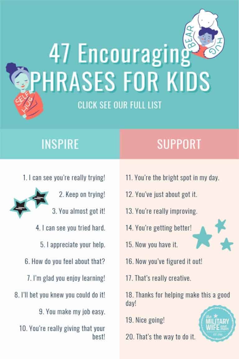 47 Encouraging Phrases For Kids That ll Brighten Their Hearts 47 Encouraging Phrases For Kids That ll Brighten Their Hearts